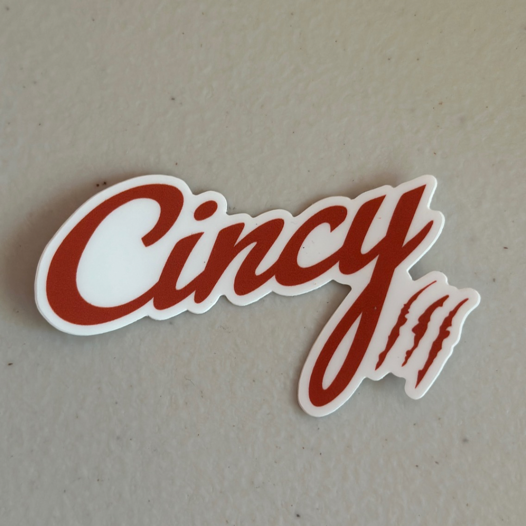 Cincy Logo Sticker – The Cincy Hat