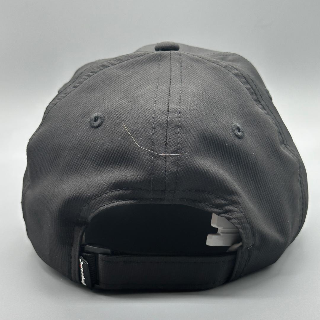 Lightweight Dad Hat - Black w/ Red Logo – The Cincy Hat